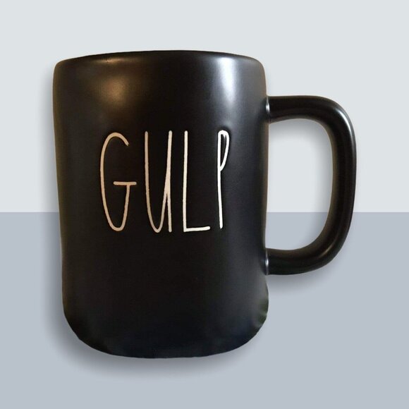 Rae Dunn | Dining | Rae Dunn Matte Black Gulp Coffee Mug Cup Artisan Collection Ll Heavy By ...
